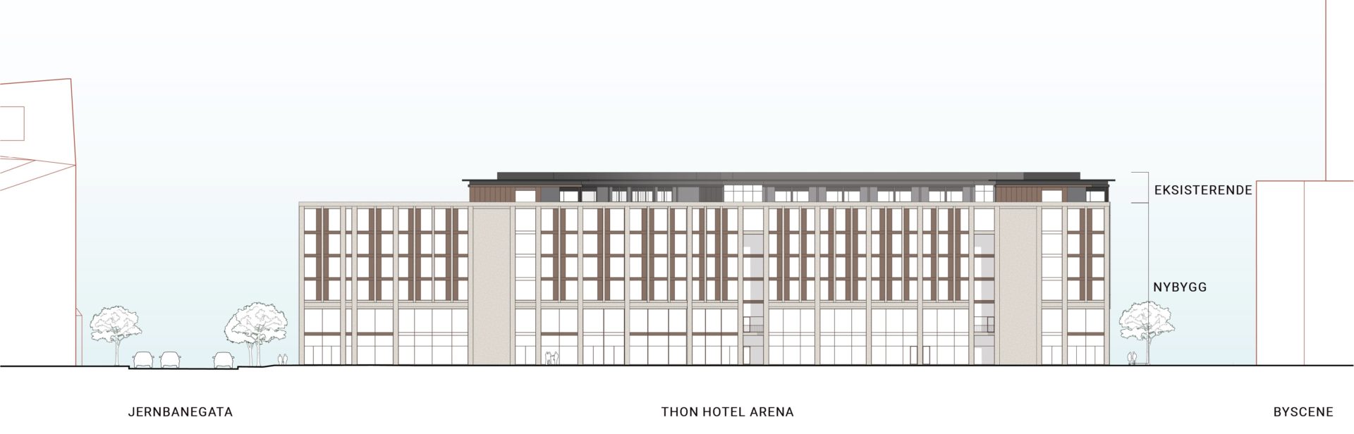 Thon Hotel Arena – Fabel Arkitekter